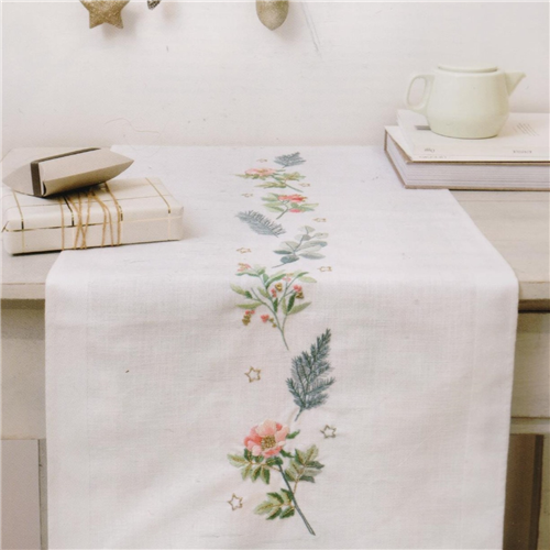 Embroidered Christmas Branches Runner Kit by Rico- 31253 – AllThreads