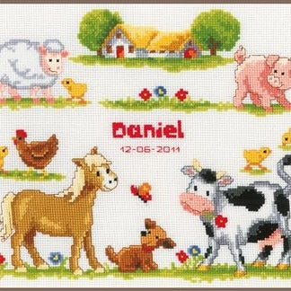 Farm Animals Cross Stitch Kit by Vervaco - PN0011894 – AllThreads