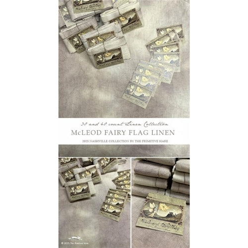 30CT MacLeod Fairy Flag Hand Dyed Linen by The Primitive Hare – AllThreads