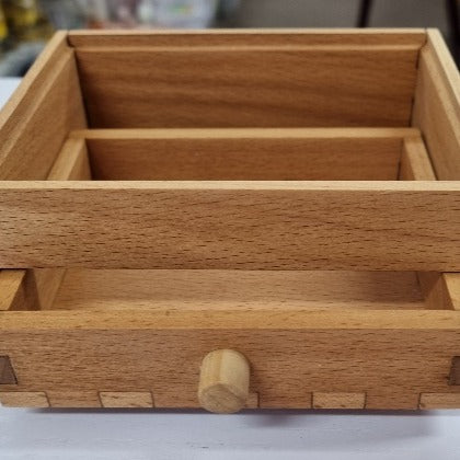 Wooden Open Box with Drawer by Cabranmary Woods – AllThreads