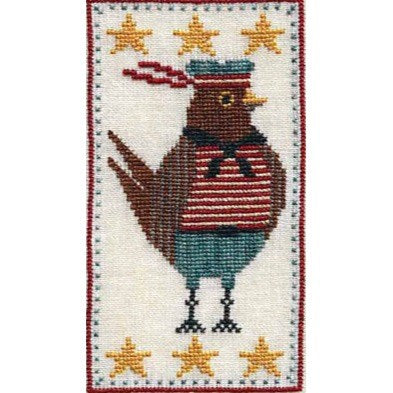Seaside Sparrow Cross Stitch Chart by Artful Offerings – AllThreads