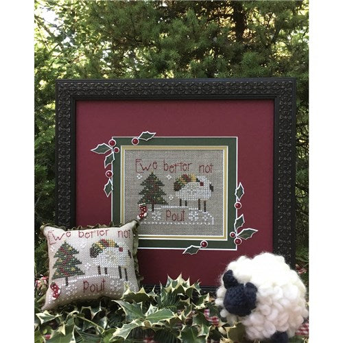 Ewe Better Not Pout Cross Stitch Kit by Shepherd's Bush – AllThreads