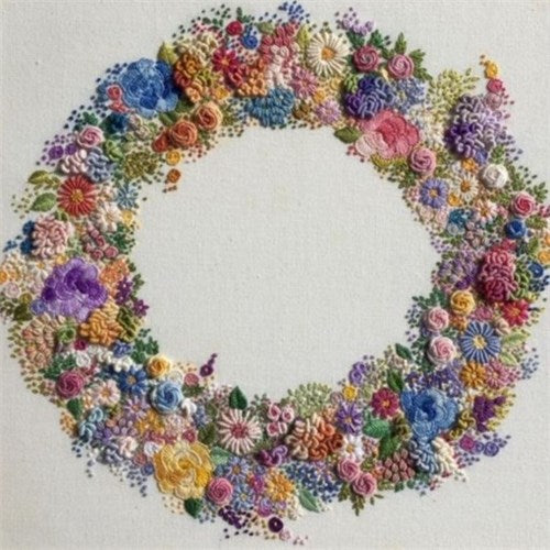 Joy of Flowers Embroidery Kit by Roseworks Designs – AllThreads