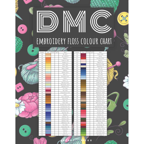 DMC Embroidery Floss Colour Chart by DMC Art Press – AllThreads
