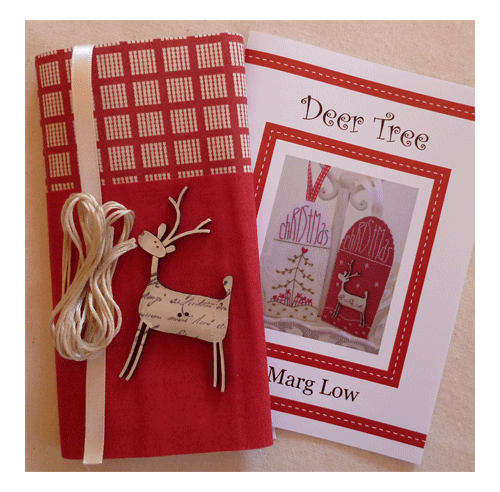 Deer tree Pattern with Button by Marg Low Designs – AllThreads