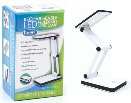 Triumph Led Rechargeable Folding Desk Lamp – AllThreads
