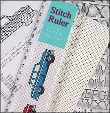 Stitch Ruler With Vinyl Aida And Free Chart – AllThreads