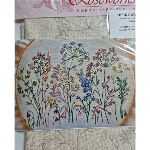 Herb Garden Embroidery Kit by Roseworks Designs – AllThreads