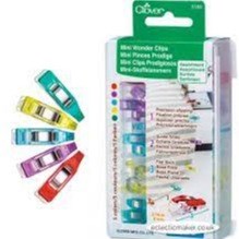 Clover Mini Wonder Clips (Assortent) Pack of 50 – AllThreads