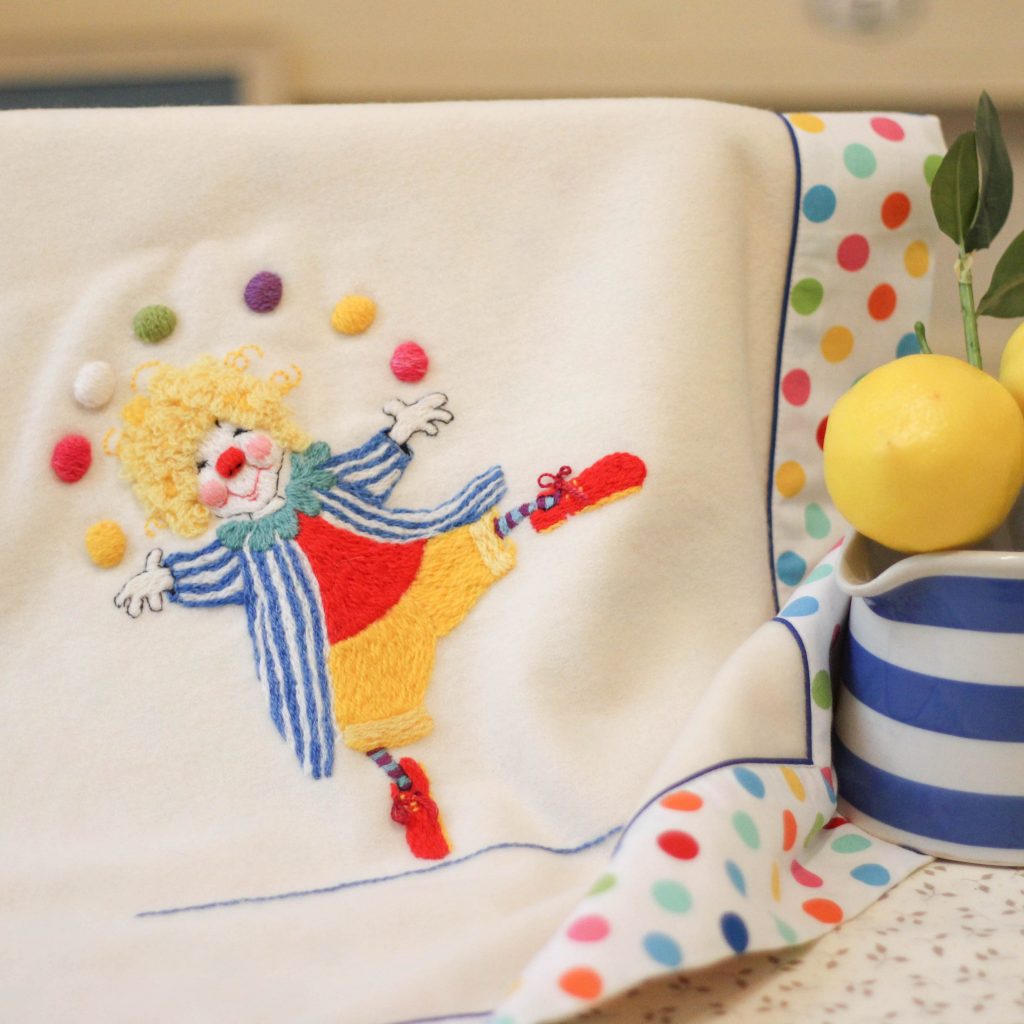 Jelly bean the Clown Thread Painting Pattern by Jenny McWhinney Design ...